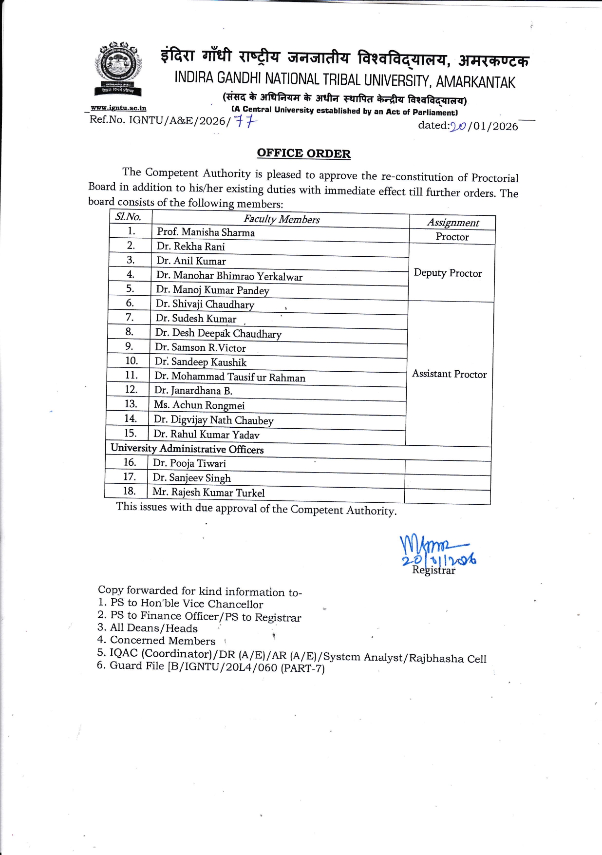 Department Page